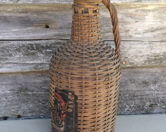 Wicker demijohn | Etsy