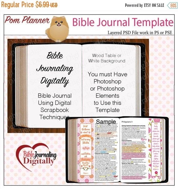 Black Fri 60% Off Layered Template for Bible by DigiScrapDelights