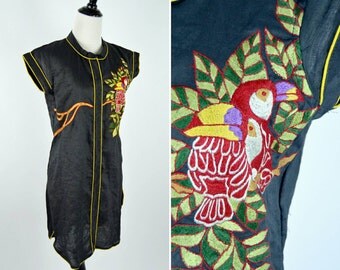 Parrot embroidery | Etsy