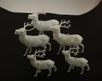 Plastic reindeer | Etsy