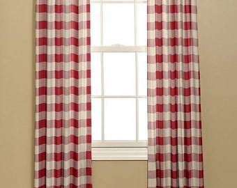 Check curtains | Etsy