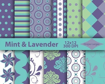 Lavender mint green | Etsy