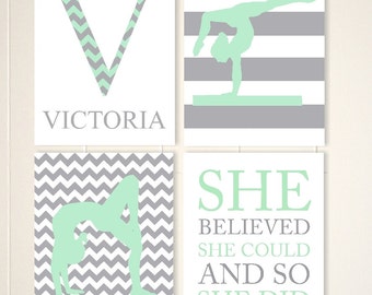 Girls sports motivational art inspirational quote art