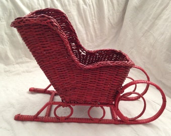 Wicker sleigh | Etsy