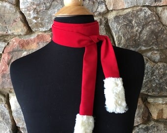 Santa scarf | Etsy