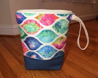 Single Skein Zipped Project Bag by AccidentalBliss on Etsy