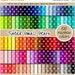 SALE 100 tinted small stars digital paper rainbow digital
