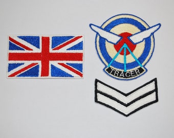 SET Red Dwarf Rimmer Costume Patches Fully Embroidered Sci-fi