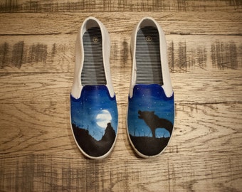 Starry night shoes | Etsy