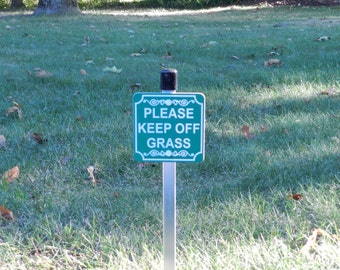 Keep off sign | Etsy