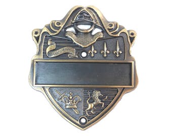 Vintage coat of arms | Etsy