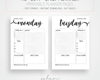 Printable diary | Etsy