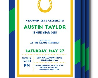 Polo invitation | Etsy