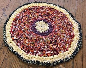 Country rag rug | Etsy