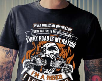 Motorcycle shirt | Etsy