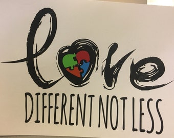 Autism decal | Etsy