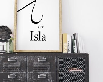 Isla name decor | Etsy
