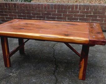 Cedar end table | Etsy