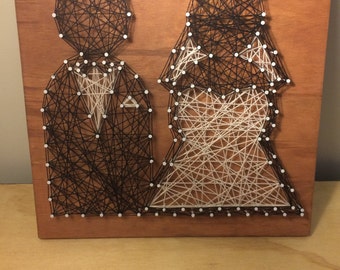 Couple string art | Etsy