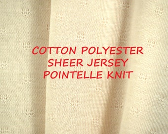 Pointelle fabric | Etsy