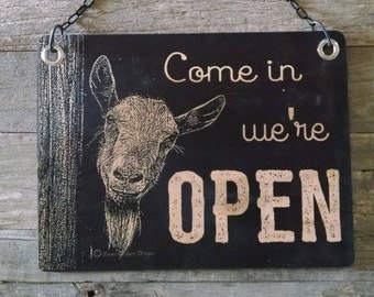 Open closed sign | Etsy