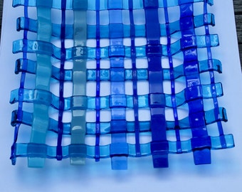 Glass basket weave | Etsy