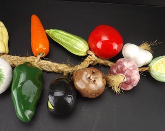 Ceramic vegetables | Etsy