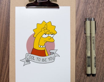 Lisa simpson | Etsy
