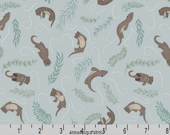 Otter fabric | Etsy
