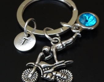 Motocross keychain | Etsy