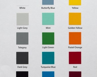 Vinyl color chart | Etsy