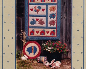 Pig quilt pattern | Etsy