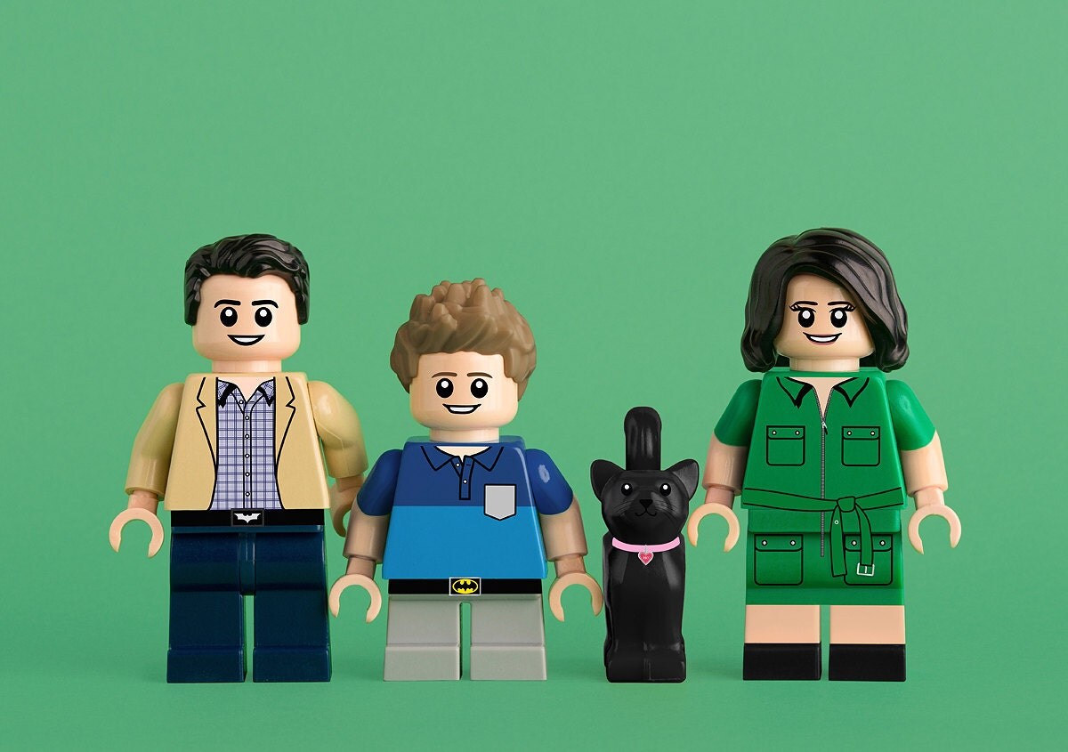 Custom Portrait featuring You/Family/Friends as LEGO