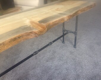 Unique live edge sofa table related items | Etsy