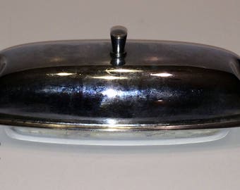 Metal butter dish | Etsy