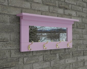 Mirror coat rack | Etsy