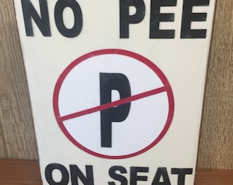 Don't pee | Etsy