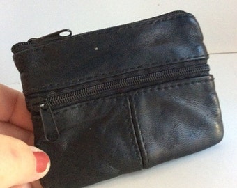 Double coin purse | Etsy