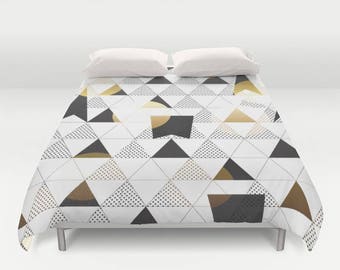 Graphic quilt | Etsy