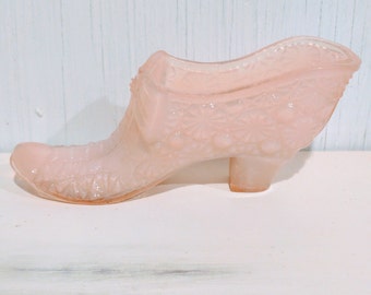 Fenton glass shoe | Etsy
