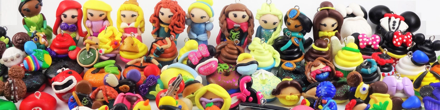 All things polymer-custom polymer charms by VVsGrotto on Etsy