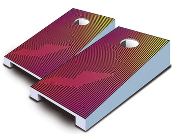 White Tabletop Cornhole Set with Bags Desktop Cornhole