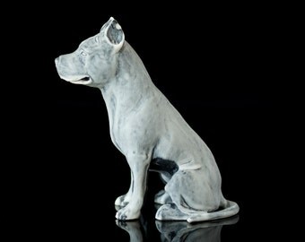 Pit bull sculpture | Etsy