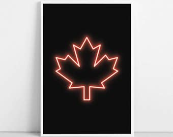 Maple leaf sign | Etsy