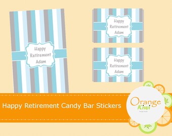 Retirement candy bar | Etsy