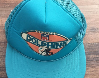 Miami dolphins hat | Etsy