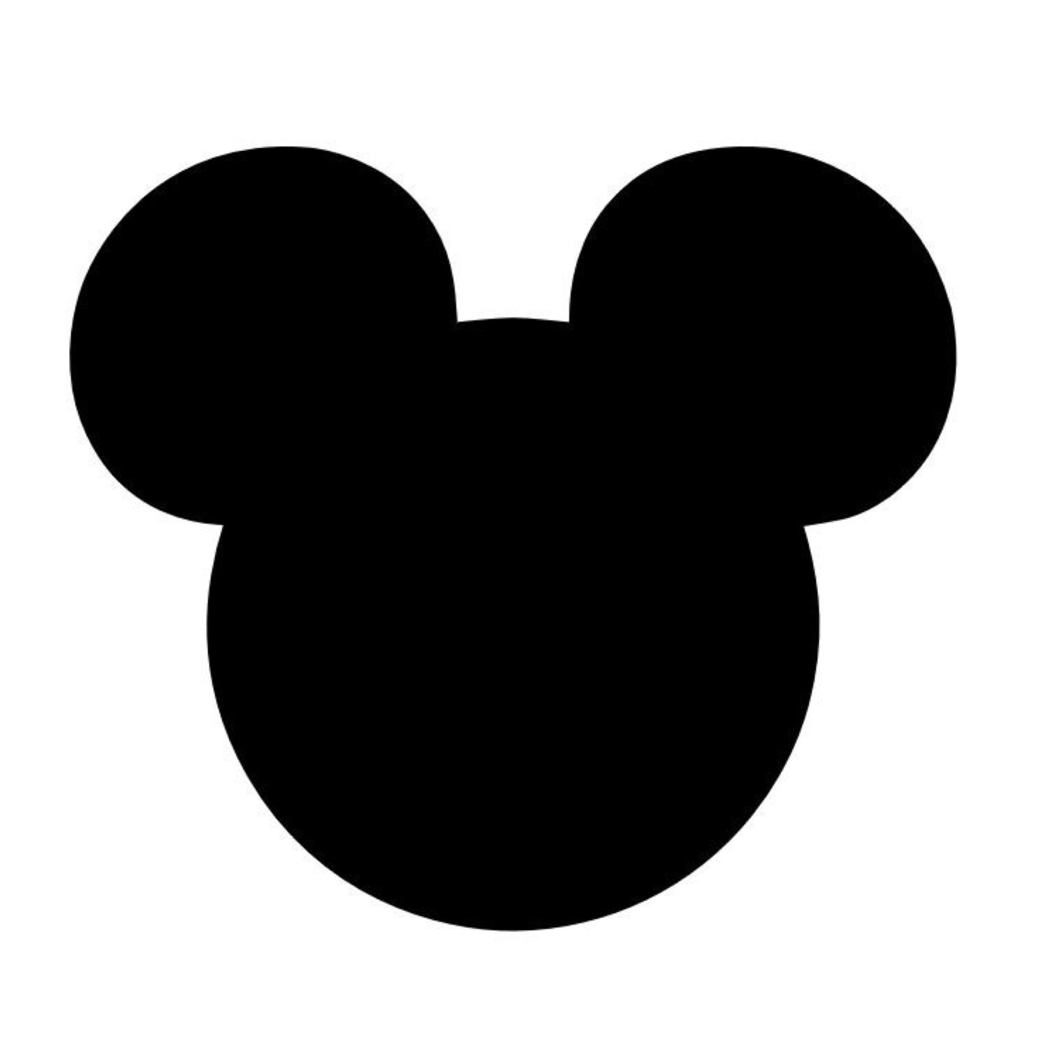 Mickey Mouse Head Mouse Ears Stencil Made From 4 Ply Mat Board Mickey Mouse Head Mouse Ears Stencil Made From 4 Ply Mat Board