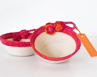 Cotton rope basket | Etsy