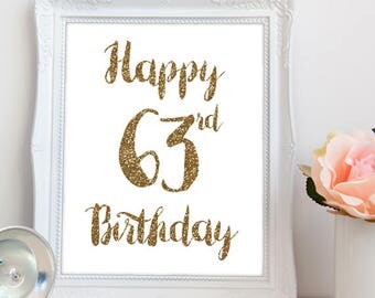 63rd birthday | Etsy