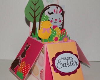 Easter pop up card | Etsy